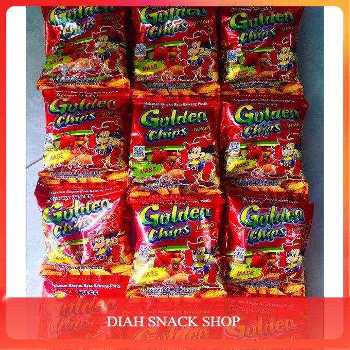 DSS Snack Jadul Potato Chips ganti nama Golden Chips Jumbo Renceng ...