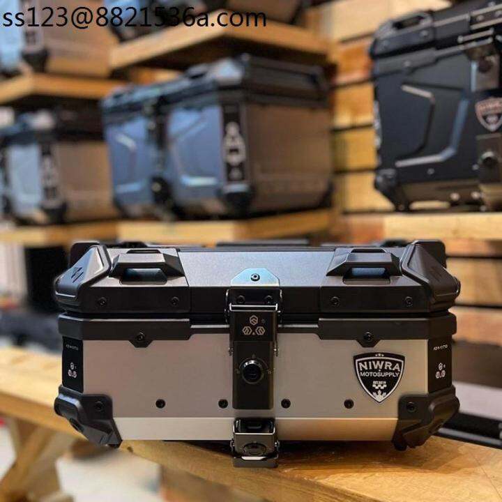 Motorcycle storage box ☞25 Liters - 65 Liters Niwra Full Alloy Top Box ...