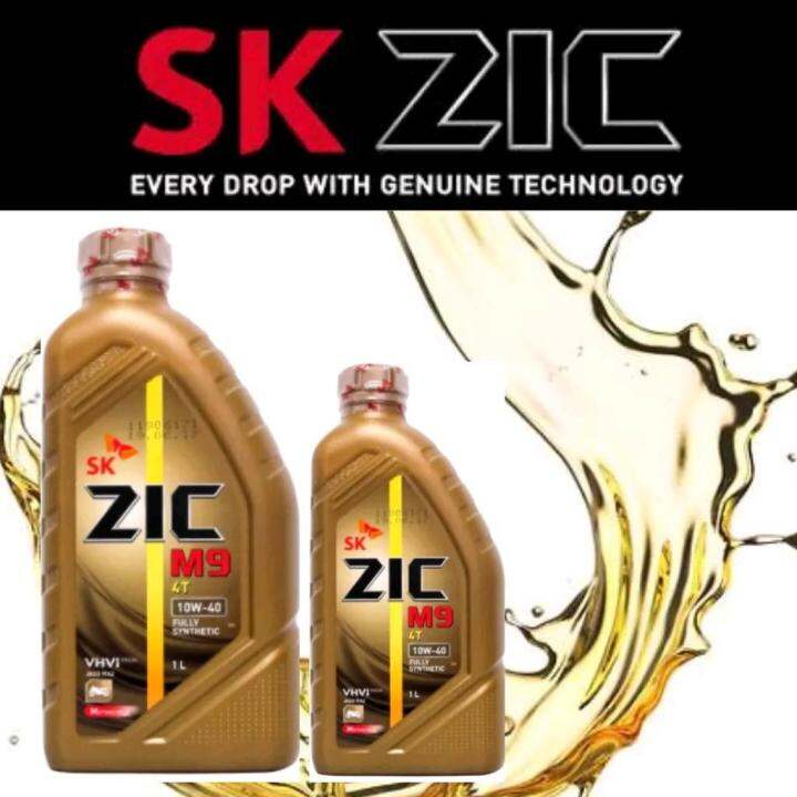 SK ZIC M9 4AT 10W-40 Fully Synthetic (1Liter) | Lazada PH
