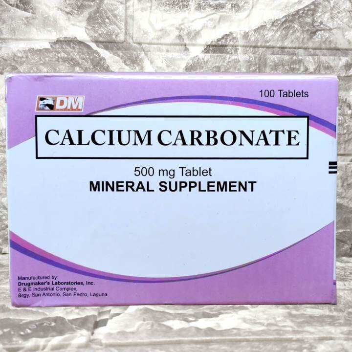 DM Calcium Carbonate 100 Tablets | Lazada PH