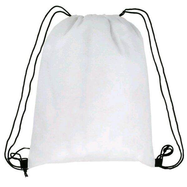 Tas Punggung Putih Polos / Tas Serut Putih Polos / Tas Lukis / Tas ...