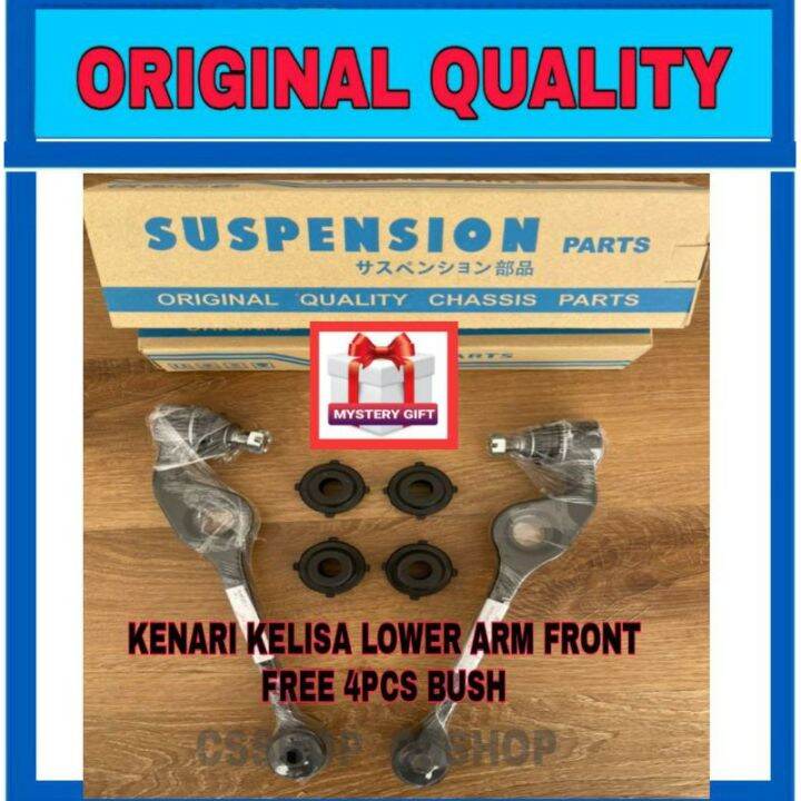 OEM PERODUA KENARI KELISA LOWER ARM FRONT LEFT AND RIGHT FREE 4PCS BUSH ...