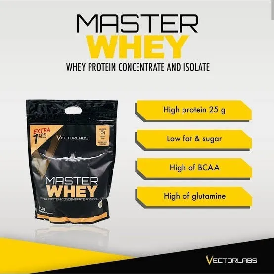 VECTORLABS MASTER WHEY PROTEIN 11 LBS | Lazada Indonesia