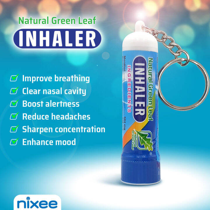 Natural Green Leaf Inhaler with Keychain Nixee | Lazada PH