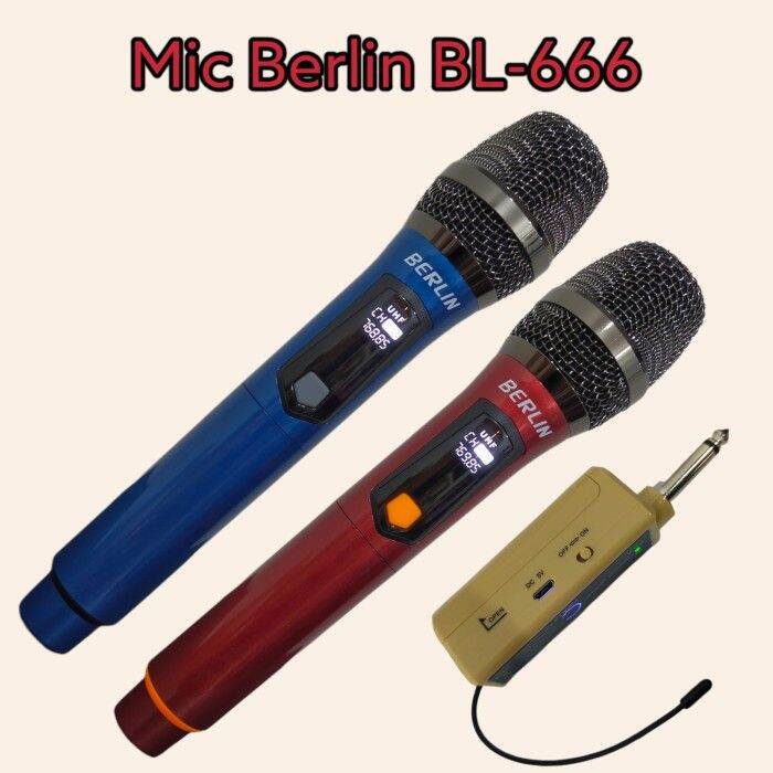 MIC WIRELESS BERLIN BL 666 | Lazada Indonesia