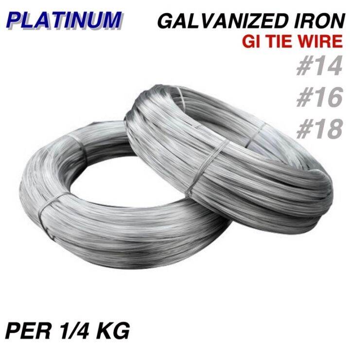 Per 1/4 1/2 1 Kilo GI TIE WIRE Floral Wire Galvanized Iron Tie Wire ...
