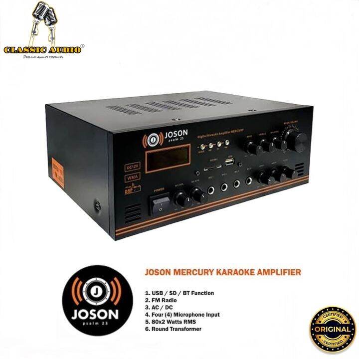 JOSON MERCURY Professional Power Amplifier Max 800watts Pmpo with ...
