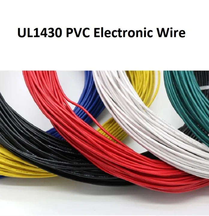 UL1430 28AWG PVC Tinned Copper Stranded Cable High Temperature Irradiation Electronic Wire 300V ...