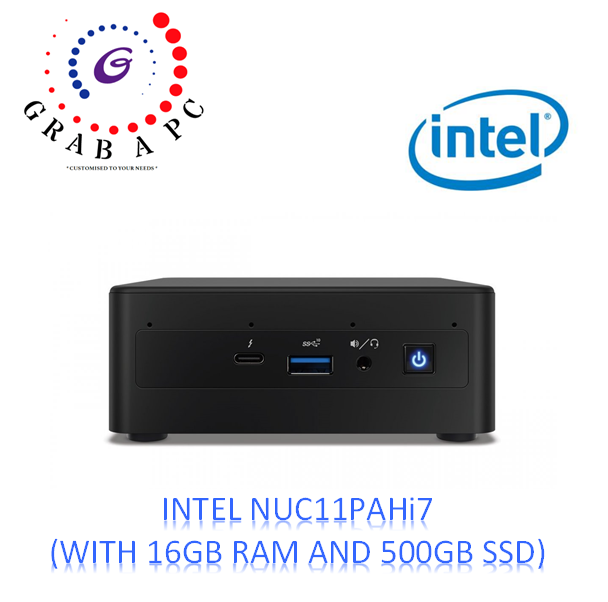 [PROMO] INTEL NUC 11 PERFORMANCE KIT NUC11PAHi7 BUNDLE WITH 16GB RAM AND 500GB SSD (NUC 11 ...