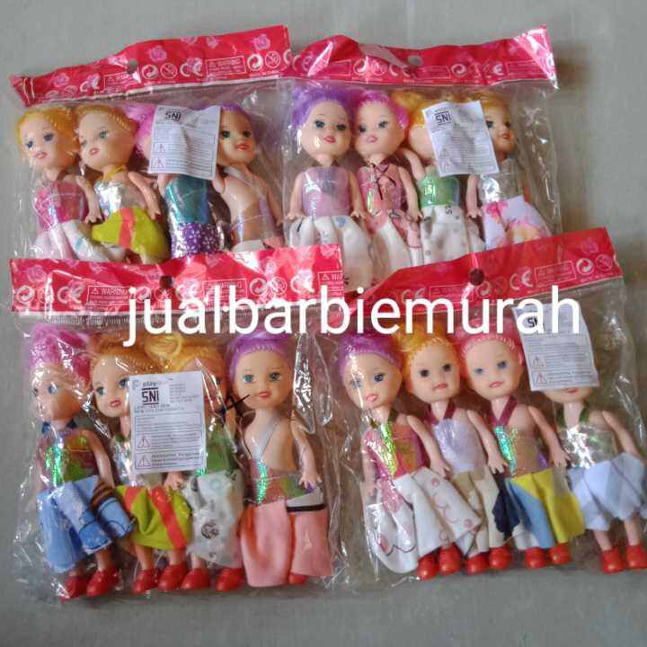 (BONEKA BERBI KECIL) PROMO BERBIE KELLY ISI 4 // ANAK BERBIE COD (bayar ...