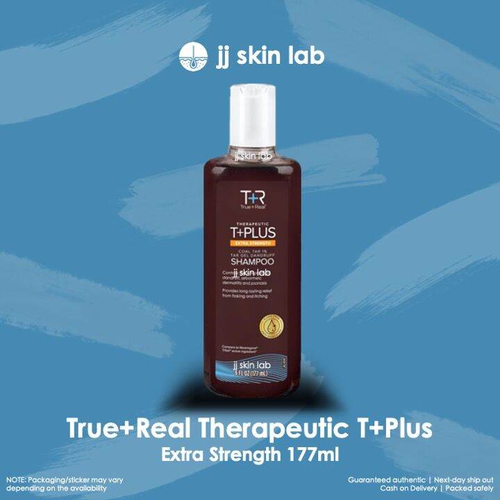 True+Real Therapeutic T+Plus Coal Tar 1% Dandruff Shampoo | Lazada PH