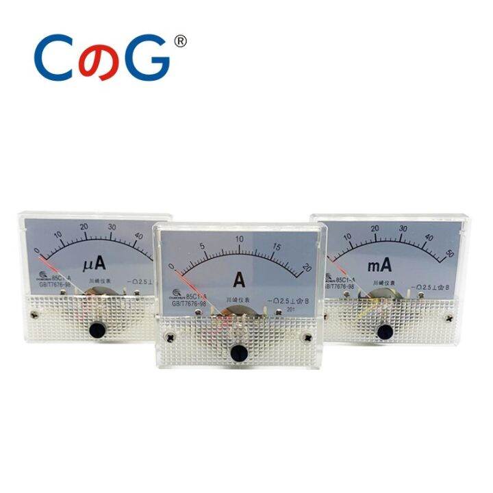 85c1 Ammeter Dc Analog Meter Panel Pointer Type 1a 2a 3a 5a 10a 20a 30a ...