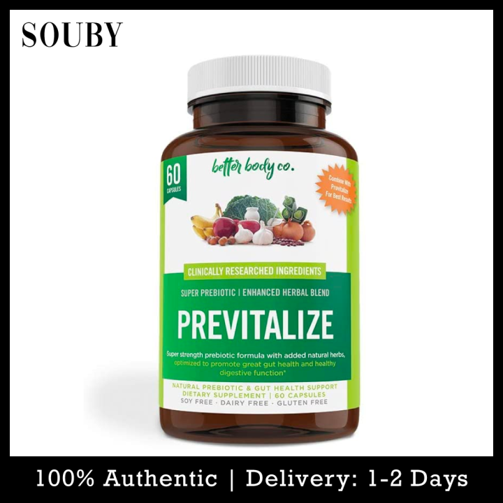 Better Body Co Previtalize The Perfect Natural Prebiotic Complement to ...