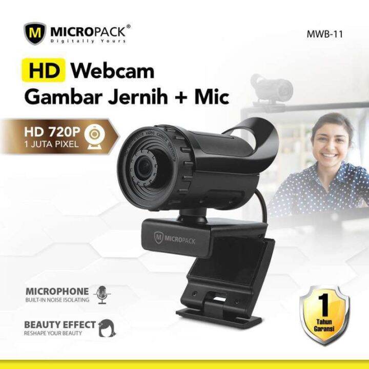 WEBCAM (เว็บแคม) MICROPACK MWB-11 (BLACK) | Lazada.co.th