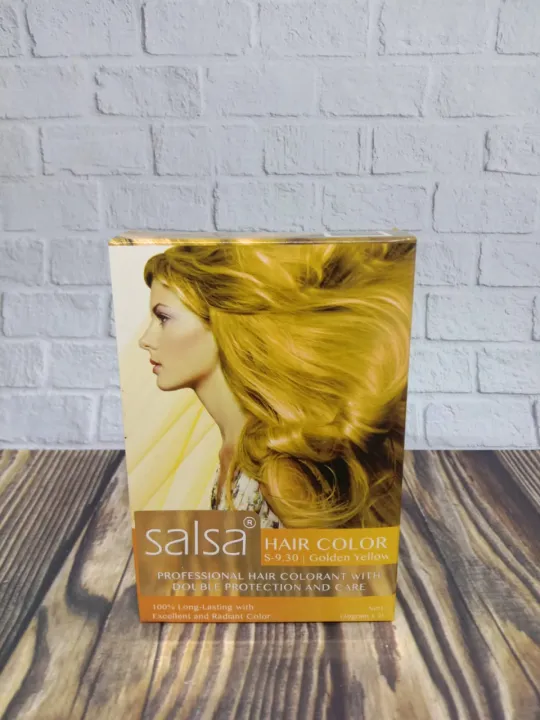 Cat Rambut Salsa Golden Yellow (S-9.30) | Lazada Indonesia
