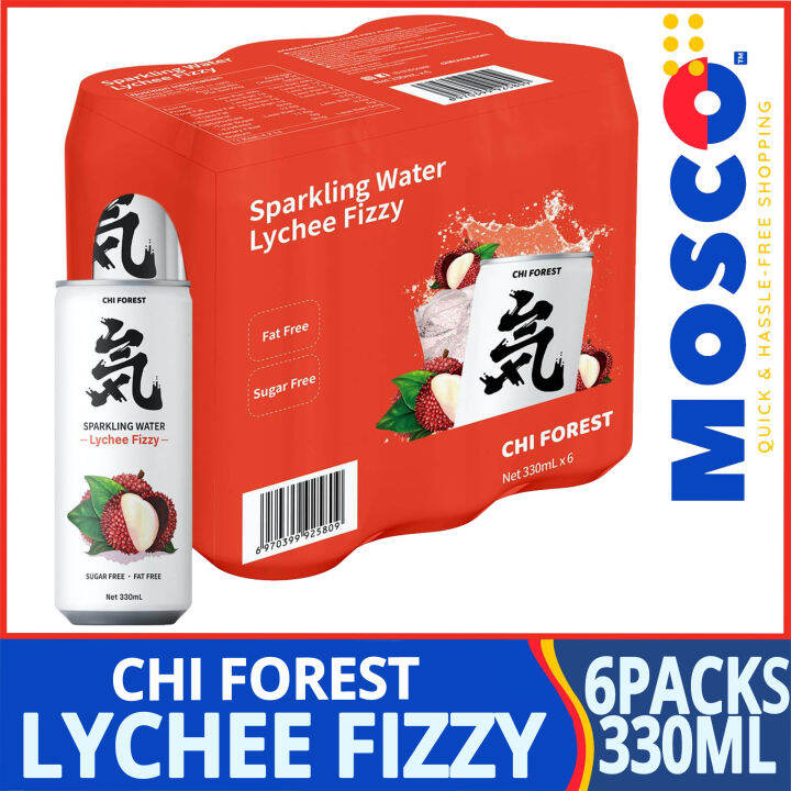 Chi Forest Flavored Sparkling Water, Lychee Fizzy, 11.15 fl oz Cans(pack of 6) | Lazada PH