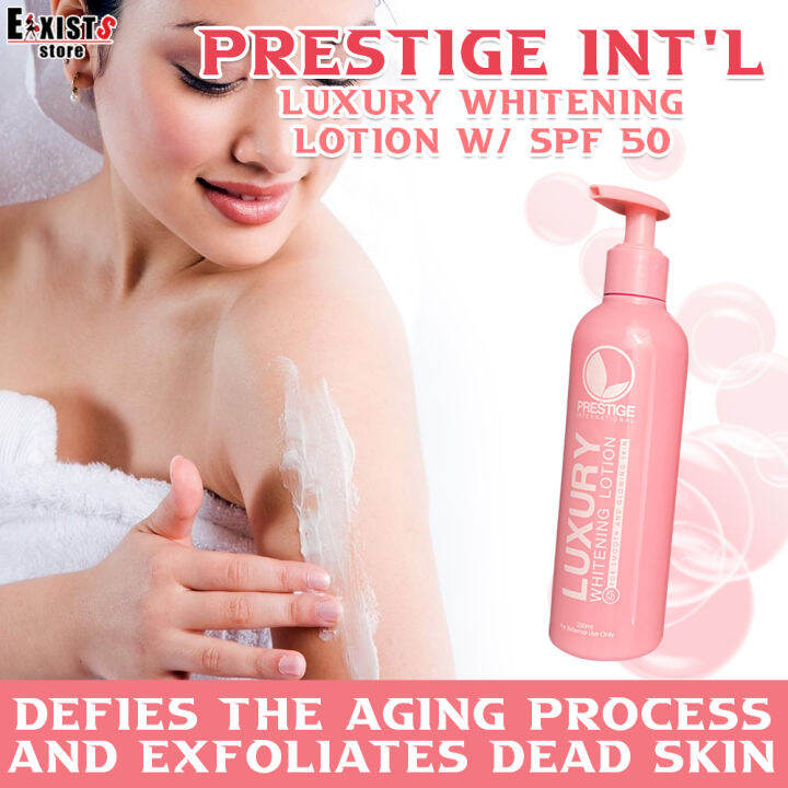 Prestige International Luxury Whitening Lotion SPF50 250ml Instant Whitening, Anti-Aging ...