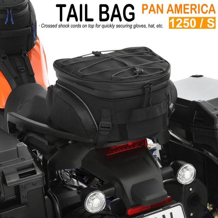 New Motorcycle Saddlebag Tailbag Top Bags Black Waterproof Handlebar ...