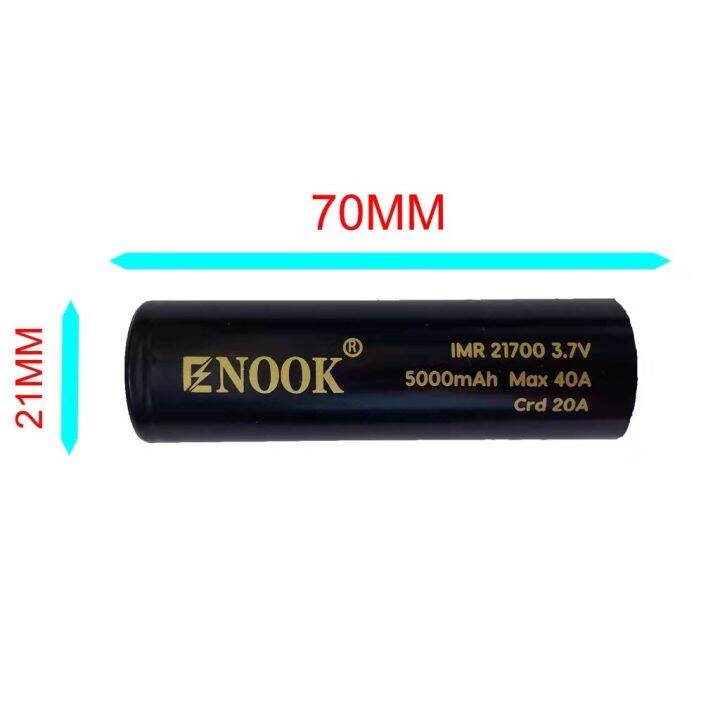 V.>Legit Enook 21700 5000mAh 40A rechargeable 3.7V battery ABV1 | Lazada PH