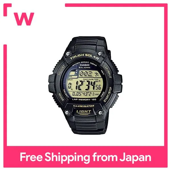 [Casio] Watch Casio Collection W-S220-9AJH Men's Black | Lazada PH