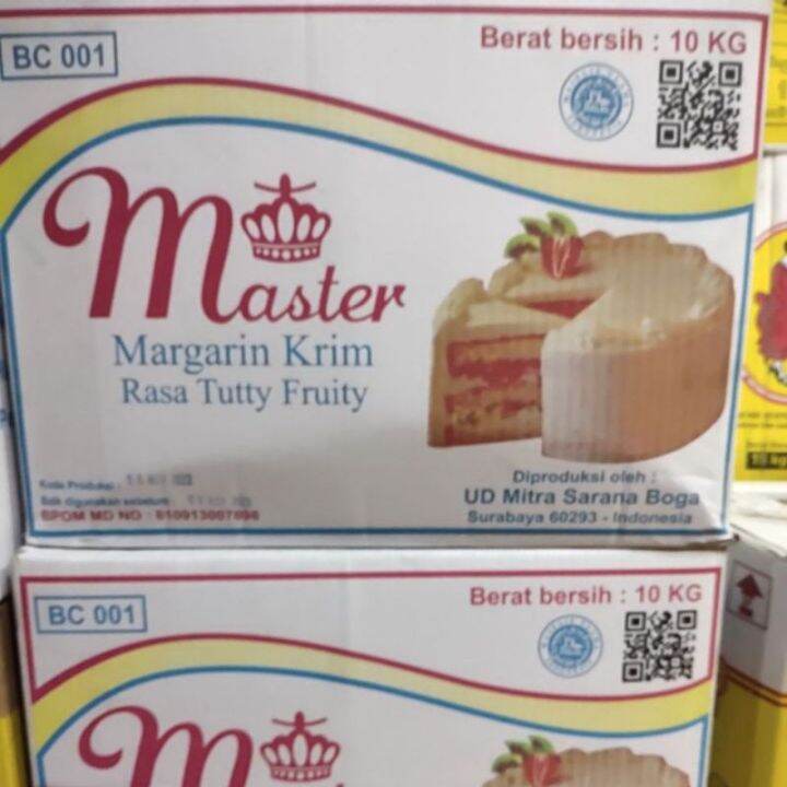 Master butter cream 1 karton (10kg) | Lazada Indonesia