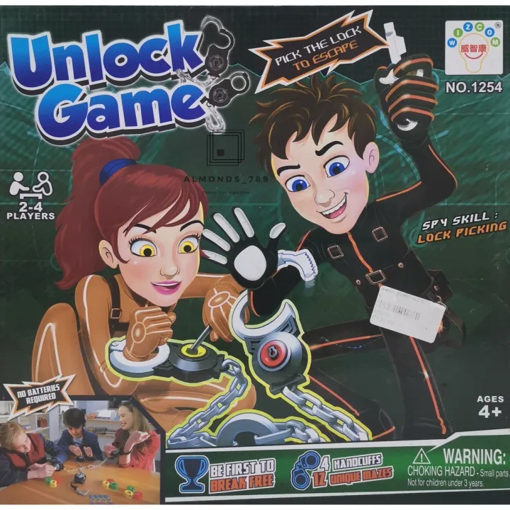 เกมส์ไขกุญแจมือ Unlock Game เกมส์ครอบครัว ของเล่นบทบาทสมมุติ [1254 ...