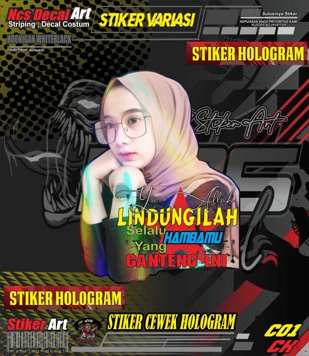 stiker cewek stiker mobil decal gambar cewek keren vektor / sticker ...