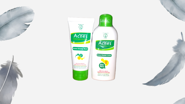 Acnes Series Acnes Creamy Wash vit C dan vit E 50gr + Acnes Powder ...