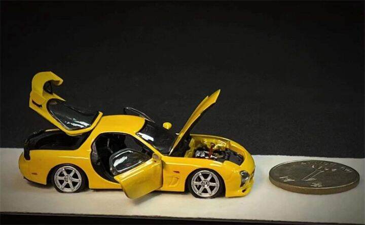 PGM 1:64 Mazda FD3S RX7 Full Open Die-Cast Car Model Collection ...