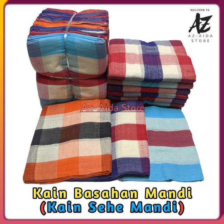 Kain Basahan Mandi | Kain Sehe Mandi | Kain Kemboja | Kain Semutar ...