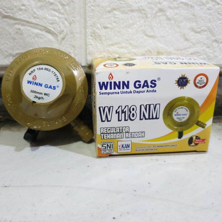 Kepala Gas / Regulator Winn Gas - W 118 NM (No meteran) - BE | Lazada ...