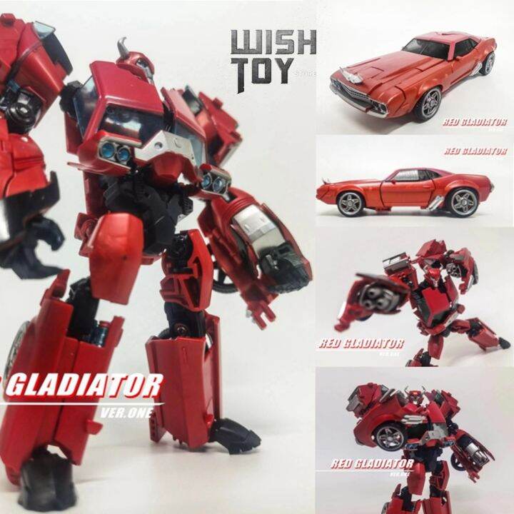 APC Toys Transformation Red Gladiator Cliffjumper TFP Ver.One Action ...