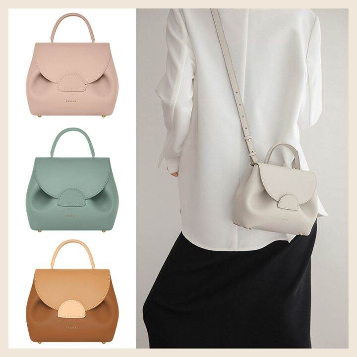 POLENE Paris design high quality leather handbag 2022 Xia Xiaozhong ...