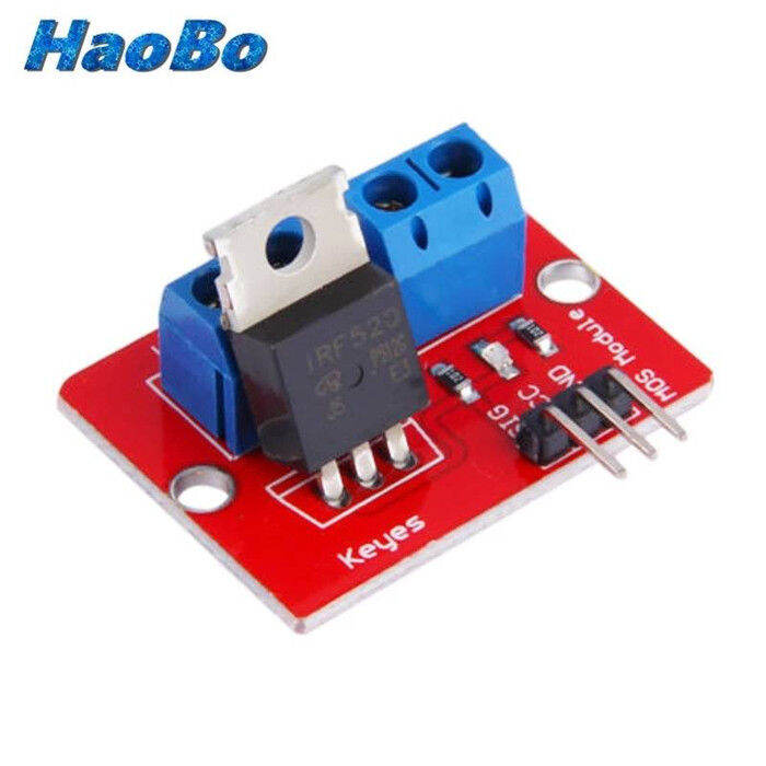 Mosfet IRF520 MOSFET Driver 100V 10A Motor Selenoid Module Arduino ...