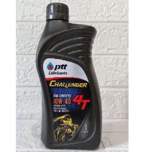 Oli Motor 4Tak PTT Challenger Semi Synthetic 10W40 1Liter | Lazada ...