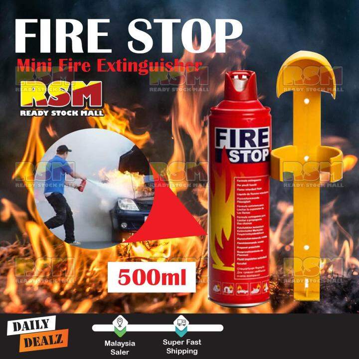 NOTE : NOT AVAILABLE FOR SABAH AND SARAWAK Instant Foam Stop Fire 500ML ...