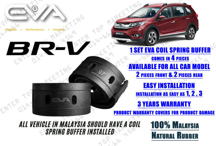 EVA Coil Spring Buffer Honda BRV Cushion Buffer Spring Rubber Stopper ...