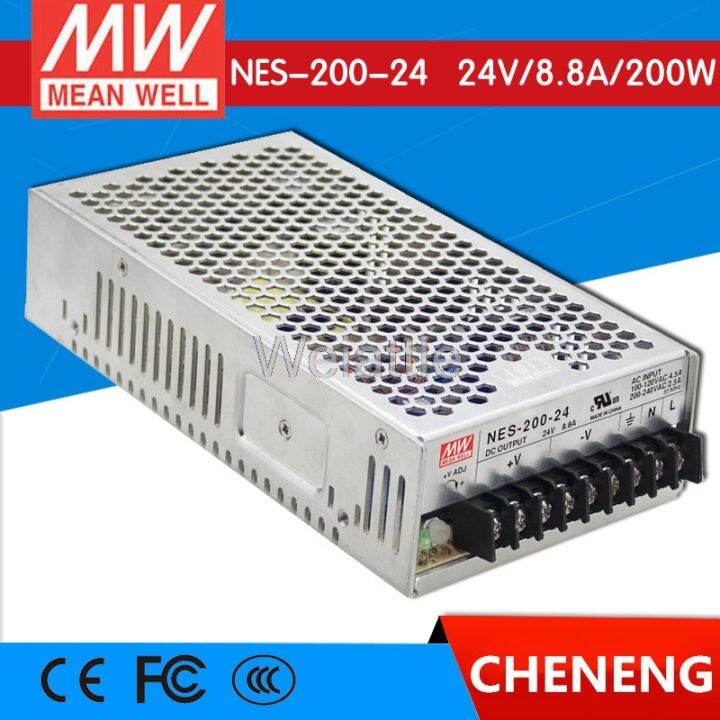 MEAN WELL Original NES-200-24 24V 8.8A Meanwell NES-200 24V 211.2W ...