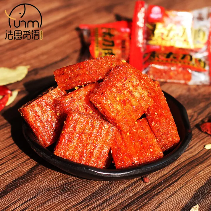 Fasimiyu 228g มีดมังสวิรัติ ของว่างรสเผ็ด ของขบเคี้ยวรสเผ็ด กลูเตนมังสวิรัติ ของว่างที่คิดถึง ส ...