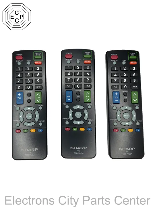 ORIGINAL SHARP LED LCD TV REMOTE CONTROL UNIVERSAL GB217WJSA | Lazada PH