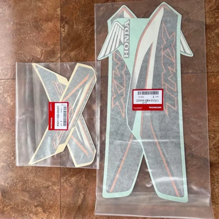 [Honda Genuine] TMX 155 Sticker/Decals (BK/BLUE/RED) easy to use ...