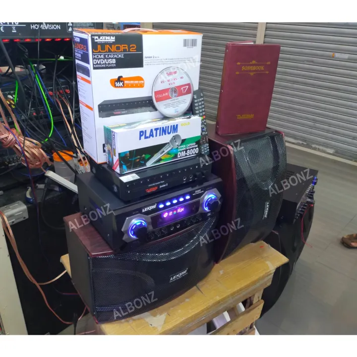 Home Karaoke Set Bundle Platinum Junior 2 and Lexing D1037 with Free ...