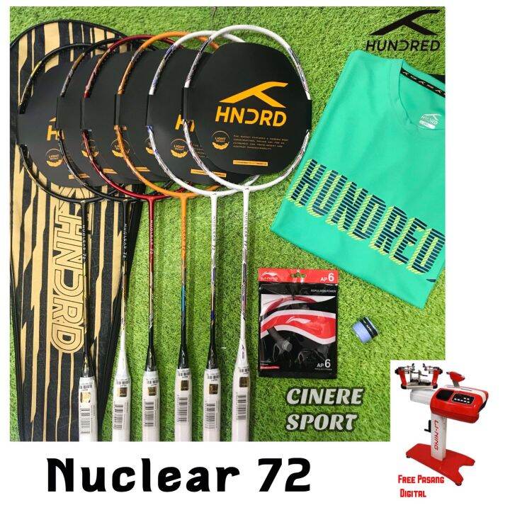 Raket Badminton HUNDRED NUCLEAR 72 32lbs | Lazada Indonesia