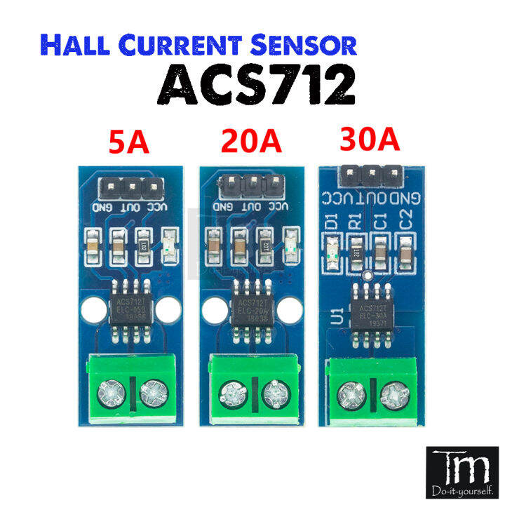 Modul Cảm Biến Dòng Điện Hall ACS712 5A / 20A / 30A | Lazada.vn