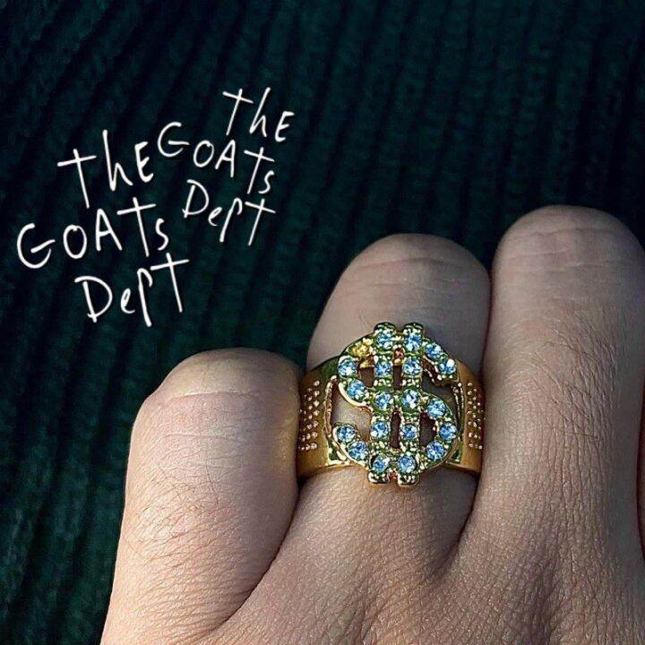 The Goats Dept - 24K Gold Dollar Sign / cincin emas bruno mars style ...