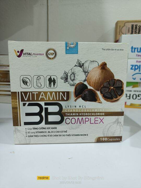TPCN- Vital Pharma- Vitamin 3B tỏi đen | Lazada.vn