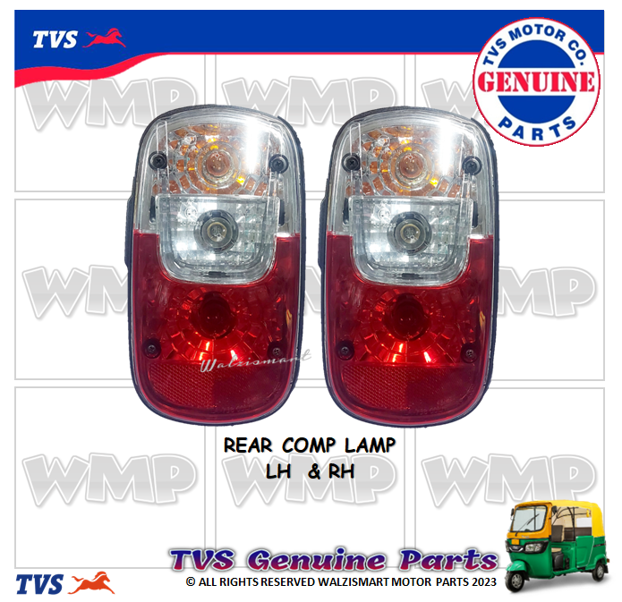 Rear Comb Lamp Assembly Per Piece (G4160690) TVS King Genuine Parts ...