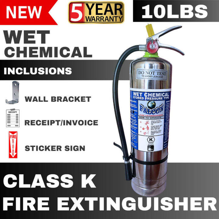 Fire Extinguisher Class K Wet Chemical 10lbs | Lazada PH