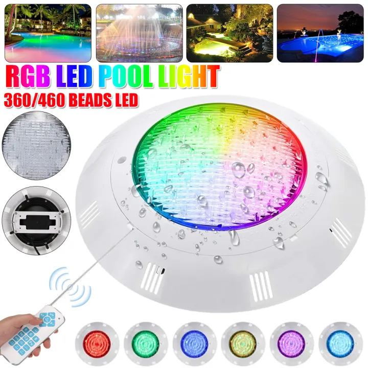 【SALE】(360led/460led) LED Underwater Swimming Pool Light Submersible Spotlight RGB Color ...