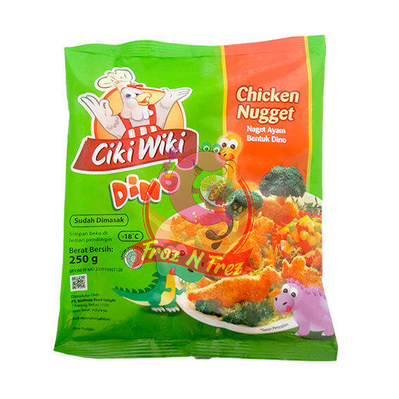 CIKI WIKI Chicken Nugget Dino 250 Gram | Lazada Indonesia